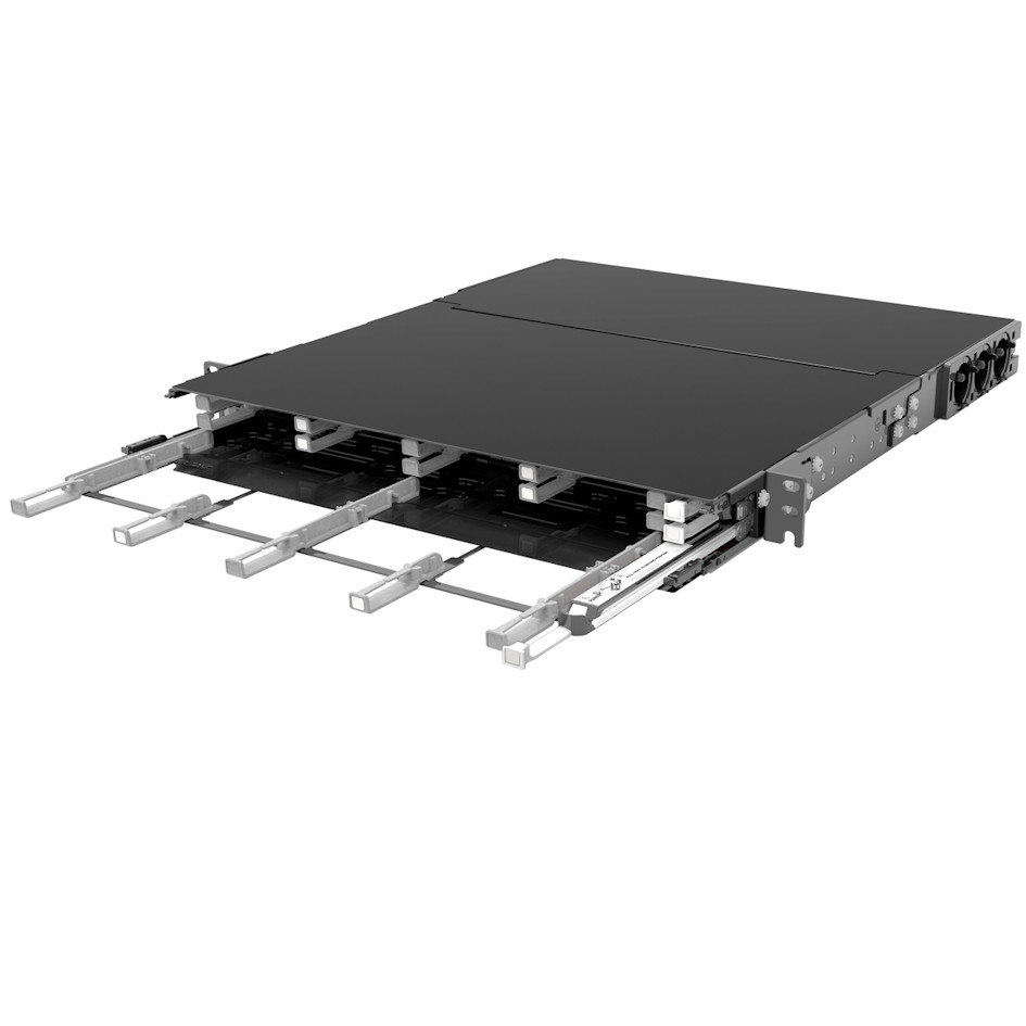 Commscope | EHD-1U | Sliding | Rack | Mount | Fiber | Enclosure | 6 ...