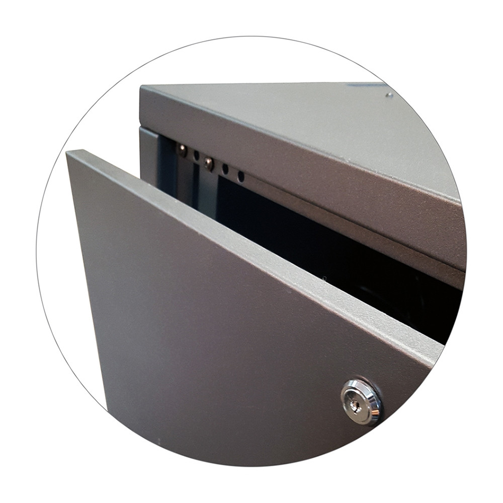 WM2019-07-02 | 19" | Wall | Enclosure | Removable Sides | 7RU