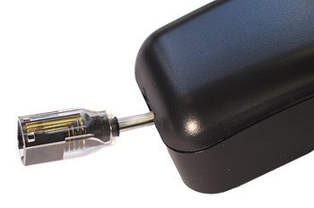 Modular Twist Free Coil Cord Untangler Black