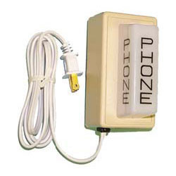 PS-11A-WPW | Phone | Strobe | Light | with | Power | Cord | 110VAC