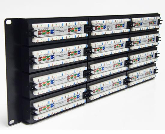 96 Port Category 5E Horizontal Patch Panel