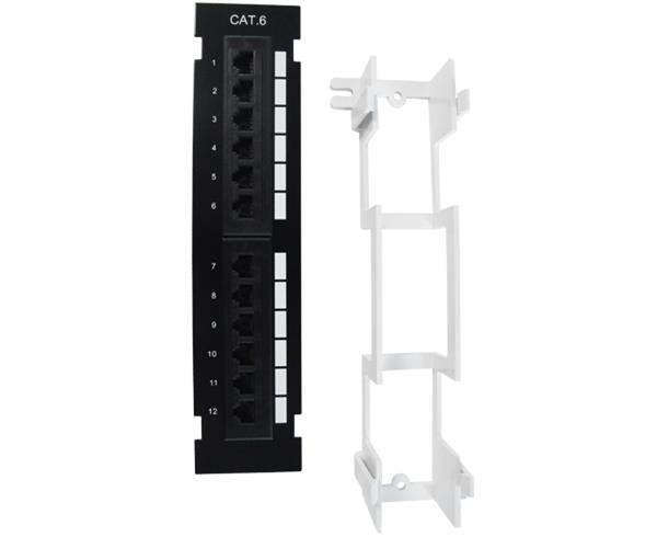 12 Port Category 6 Vertical Patch Panel