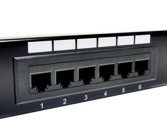 12 Port Category 6 Horizontal 19" Patch Panel