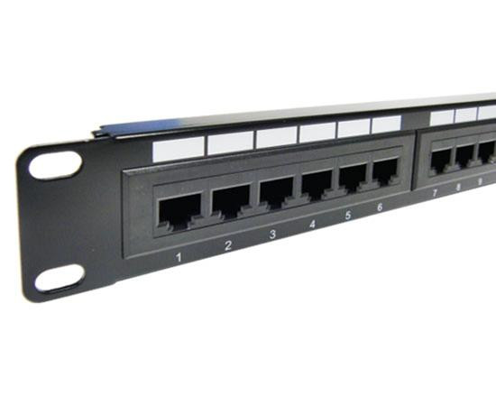 24 Port Category 6 Horizontal 19" Patch Panel