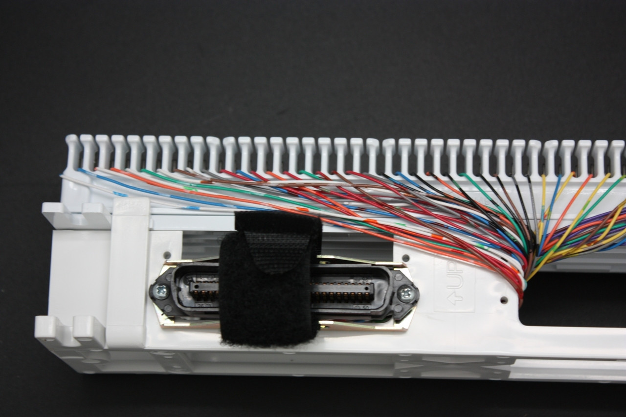 66 | Split | Block | 50 | pair | with | 50 | pin | Male | Telco ...