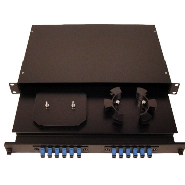12 | Port | Rack | Mount | Fiber | Enclosure | Pre-Loaded | with | SC ...