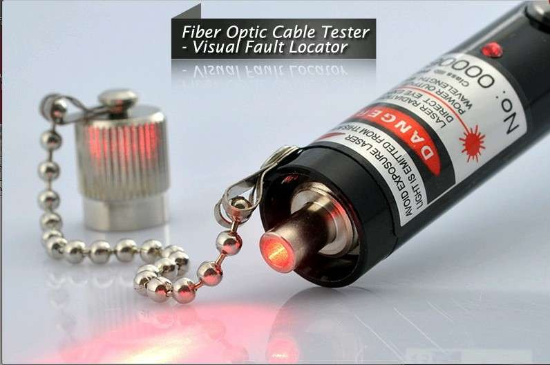 Fiber Optic Cable Checker Visual Fault Locator for ST, SC and LC Connectors