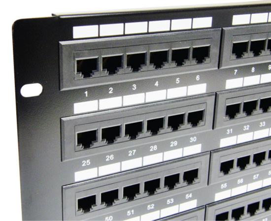 96 Port Category 6 Horizontal Patch Panel