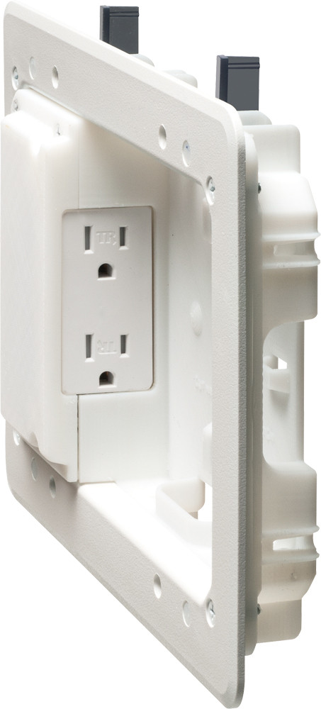 Low | Profile | TV | Mounting | Box | for | Shallow | Wall | Depths