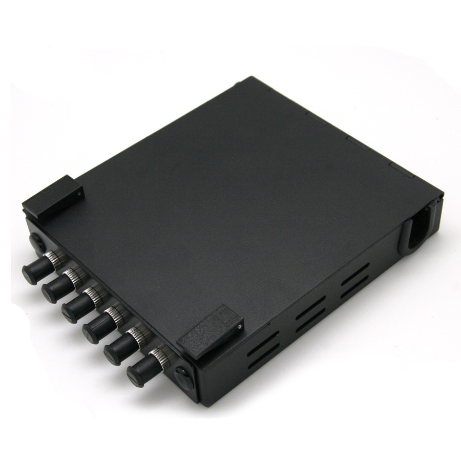 6 Port Mini Wall Mount Fiber Panel ST SM