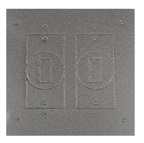 Blank Two Gang Weatherproof Box Gasket