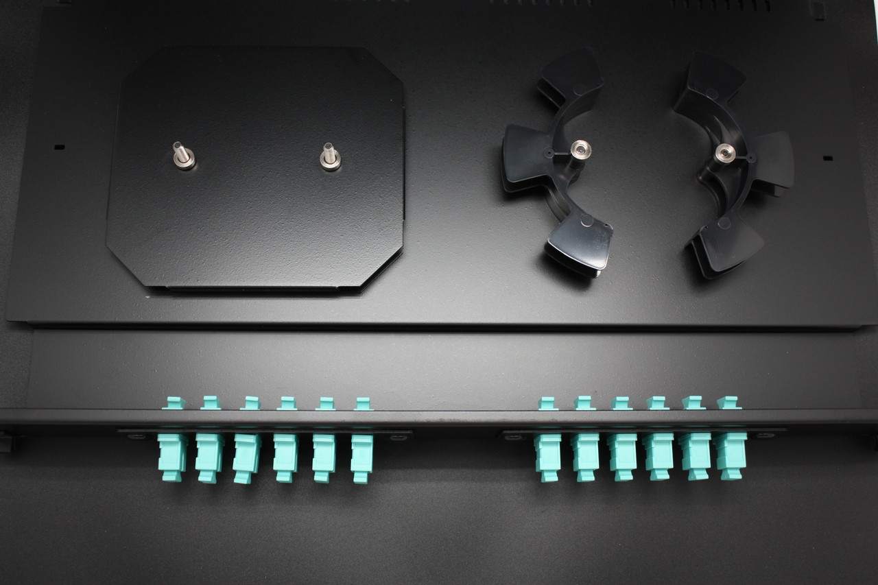 12 | Port | Rack | Mount | Fiber | Enclosure | Pre-Loaded | with | SC ...