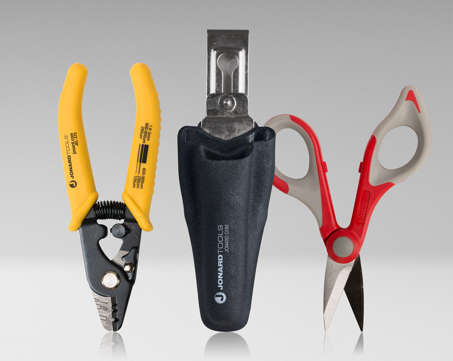 Jonard | TK-350 | Fiber | Tool | Kit | Three | Hole | Stripper | Kevlar ...