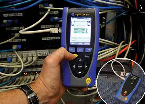SIGNALTEK CT Cable Transmission Tester Wiremapping TDR Printing