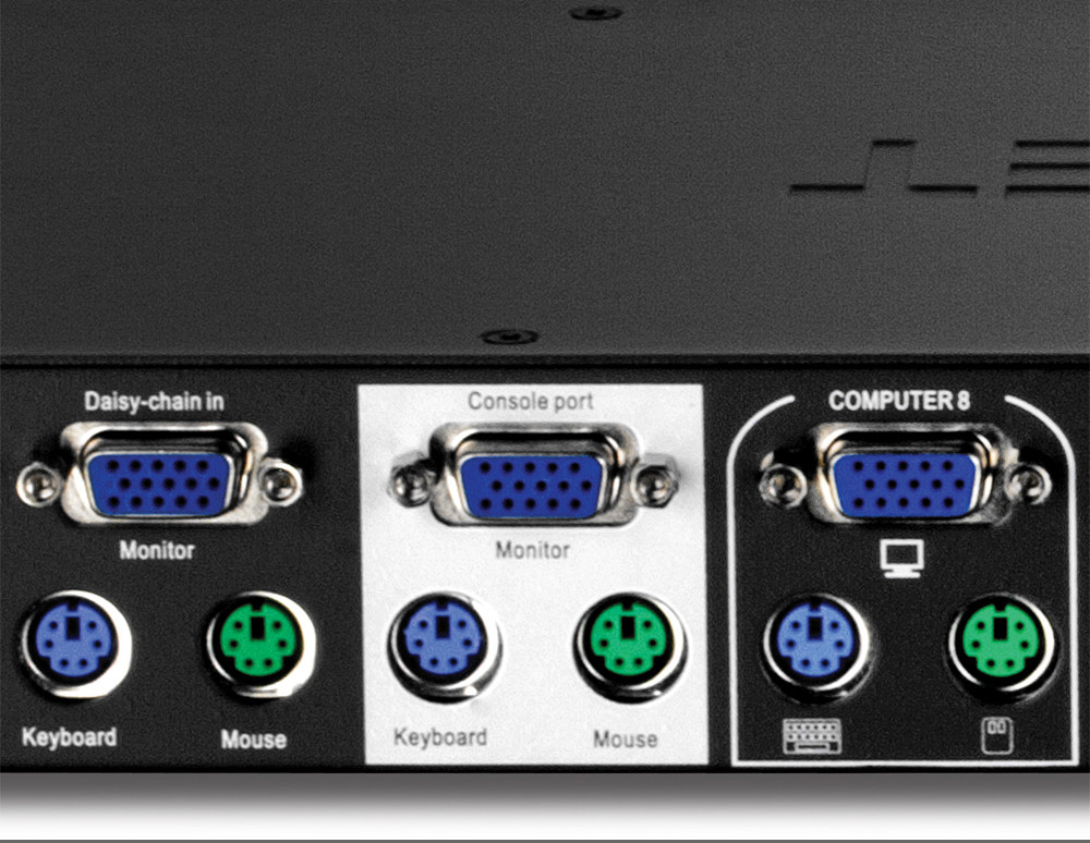 8 | Port | USB | and | PS/2 | Rack | Mount | KVM | Switch | Rack | Mount