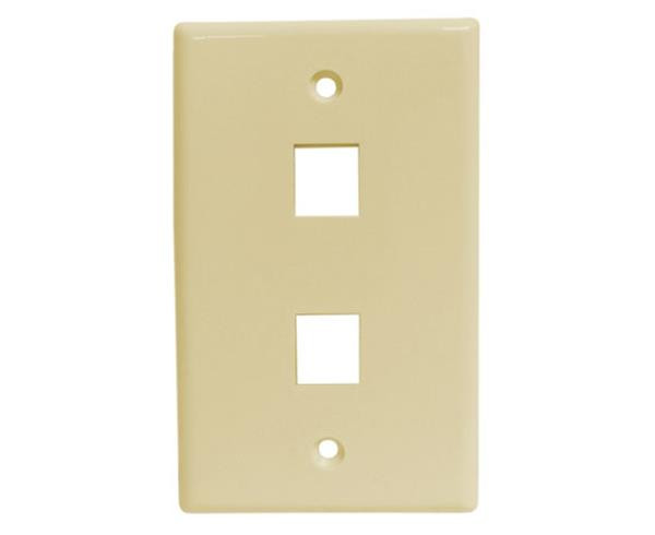 2 Port Keystone Plate