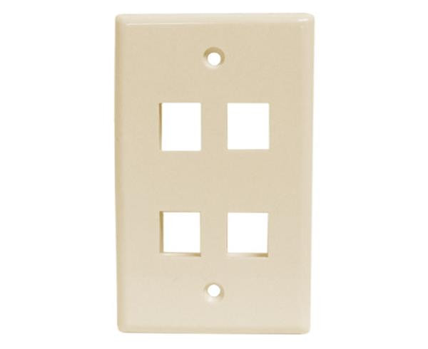4 Port Keystone Plate
