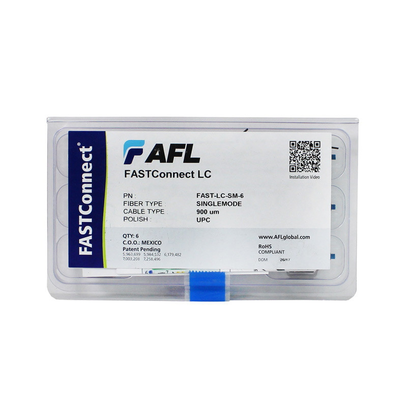 AFL | FAST-LCSM-6 | LC | SM | Connector | 6 | Pack