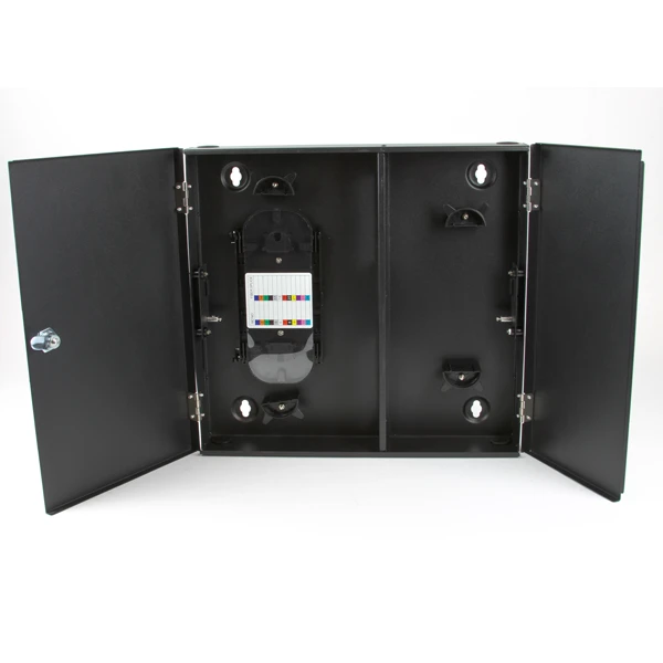 24SC | SM | Fiber | Wall | Enclosure | Locking | Splice | Tray | Spools ...