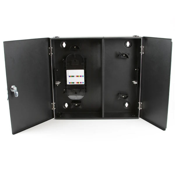 48LC | SM/UPC | Fiber | 4 | Panel | Wall | Enclosure | Locking | Splice ...