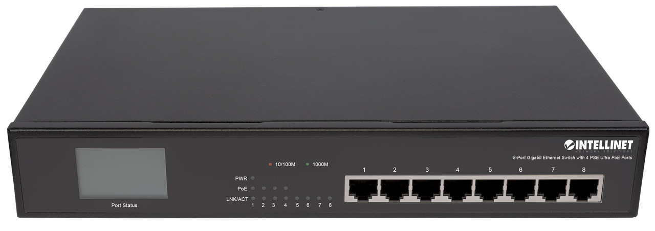 Intellinet | 561310 | 8-Port | Gigabit | Ethernet | Switch | with | 4 ...