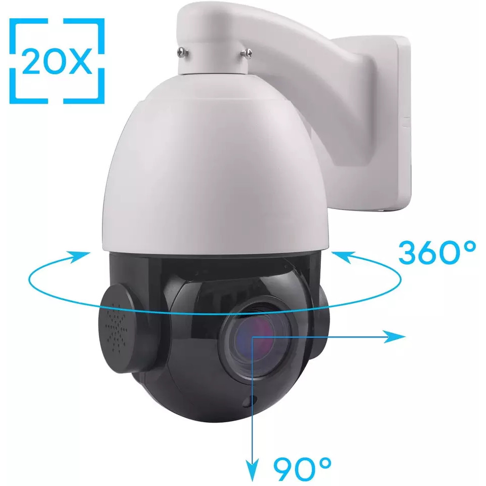 NTIP-8MPPTZ20X|4K|8|Megapixels|PoE|Infrared|Mini|IP|PTZ|Camera|