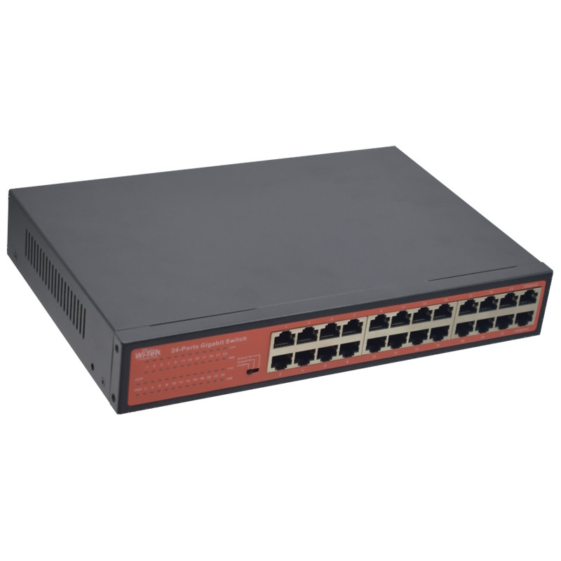 24 | Port | Gigabit | Unmanaged | Data | Network | Switch | Fanless