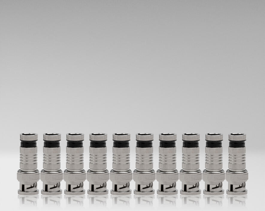 BNC |Compression |Connectors |(Pack |of |10)