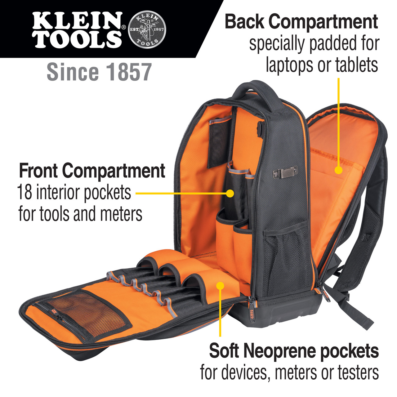 Klein | Tools | 62805BPTECH | 28 | Pocket | Tradesman | Pro | XL | Tech ...