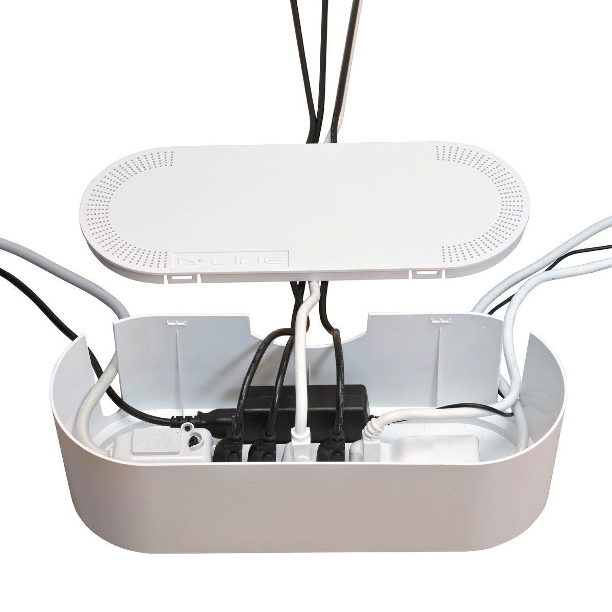 Cable | Organizer | Box | for | Surge | Strips | AC | Adapters | POE ...
