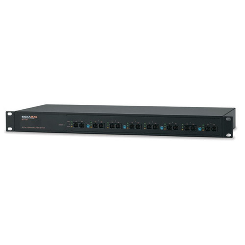 Signamax | 8-Port | 100BaseFX | MM/ST | 2 km | Unmanaged | Fiber | Switch