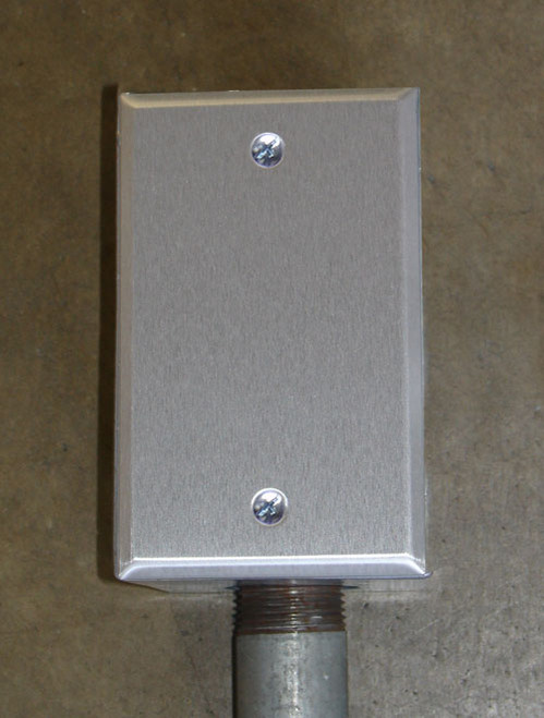 Blank One Gang Weatherproof Box Cover