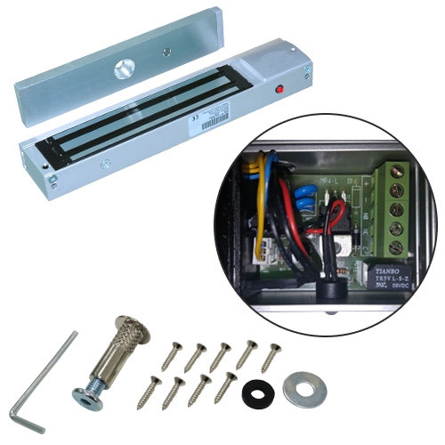 356-ML600LED Maglock 600lb Indoor with LED Sensor