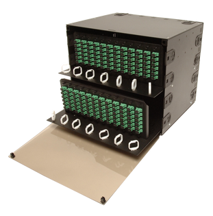 Rack Mount FDU 8.5RU Height w/ 24 termination panel capacity & slide ...