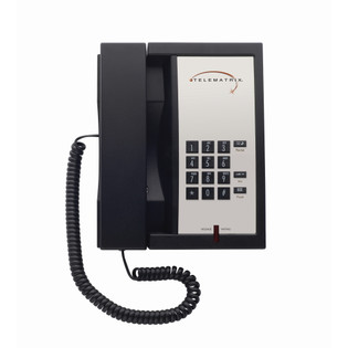 Telematrix | 330391 | 3300MWB | Single | Line | Lobby | Phone | Black