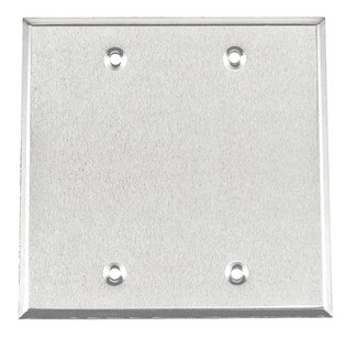 Blank Two Gang Weatherproof Box Cover