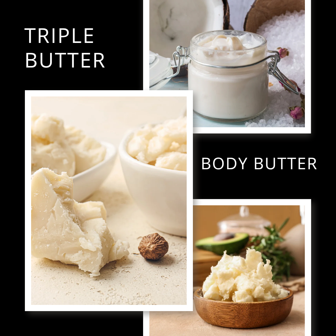 Debonair Triple Butter Body Butter – Shea, Mango, Kokum Blend for Deep ...