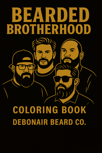Bearded Brotherhood Coloring Book | Digital Coloring Book | Debonair ...