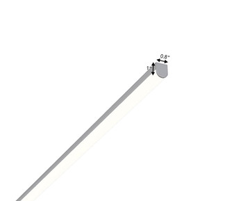 0.8" x 1.4" Linear Surface Mounted High Output Slim Compact LED Light ...