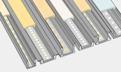 Shop LED Aluminum Profiles, Channels & Extrusions for LED Strip Lighting