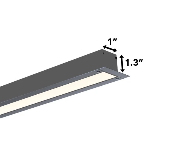 Architectural 1 Inch Wide, High Output Trimless "Mud-In" Flush Recess ...