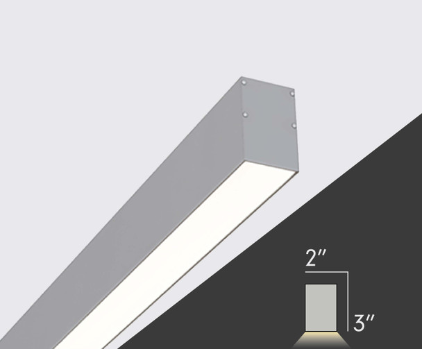 2" x 3" Surface Mounted Linear High Output LED Light Fixture