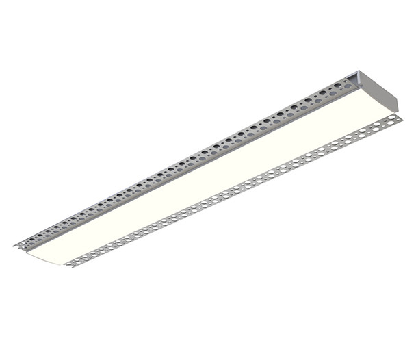 GlowbackLED 2 Inch Shallow Trimless Plaster In Recess Mount Linear Light Fixture LVLBDT4