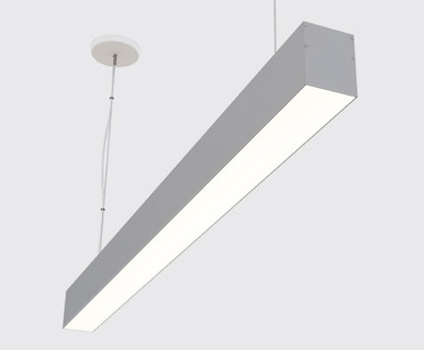 2ft 3" x 4" Up Down Suspended Linear High Output LED Light Fixture
