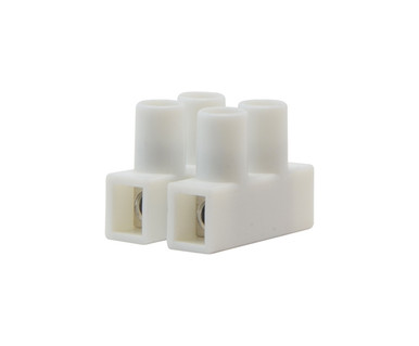 2 Pole Double Row Wire Terminal Joining Strip-Perfect for Use With LED ...
