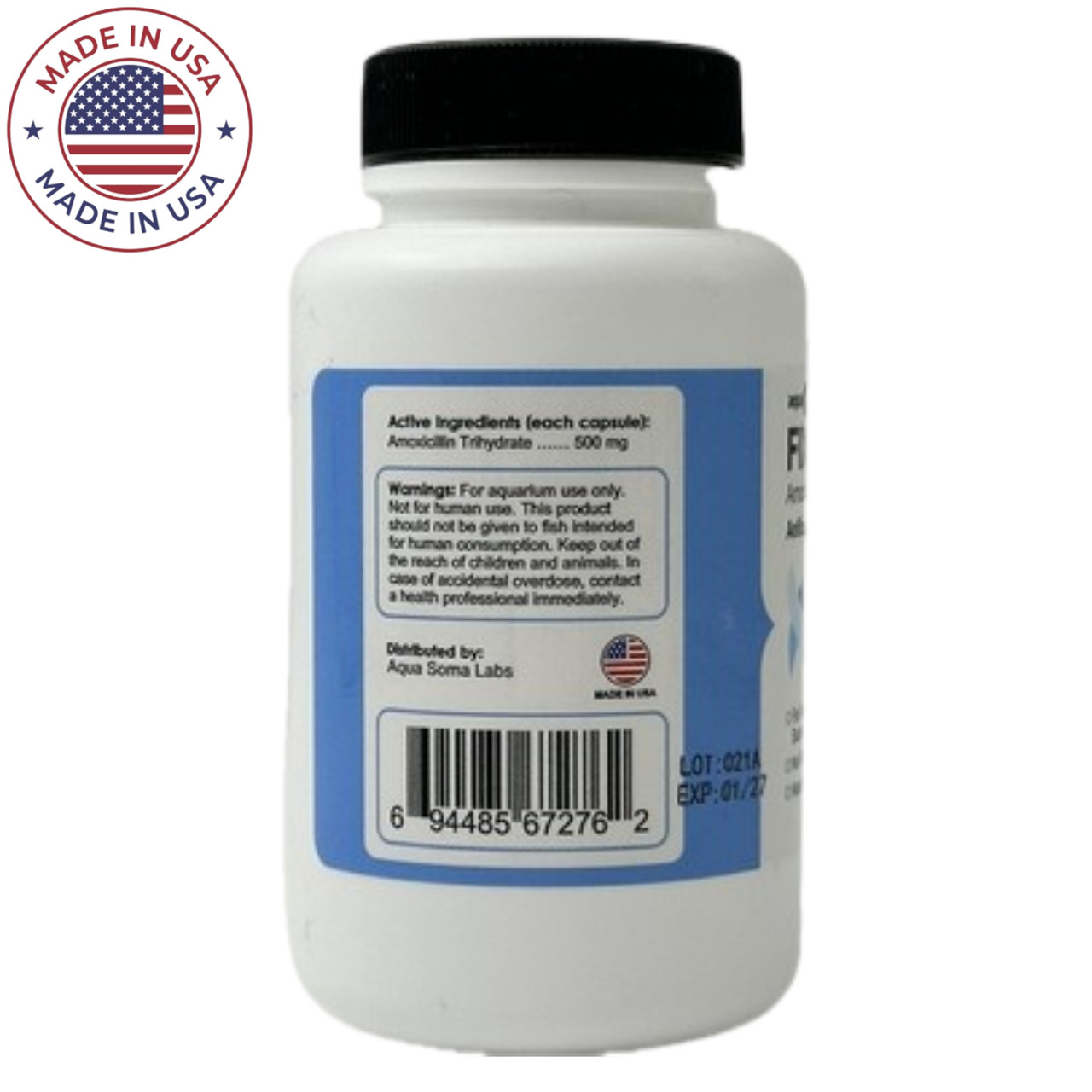 Fish Amoxicillin 500mg 100 Capsules – Infection Treatment