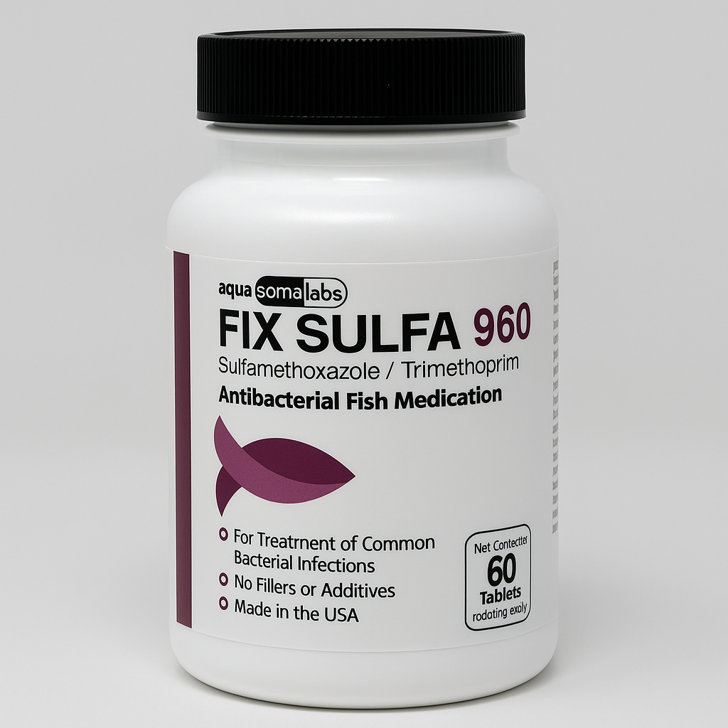 Fish Sulfa Forte - Sulfamethoxazole/Trimethoprim 800/160 mg - 60 count