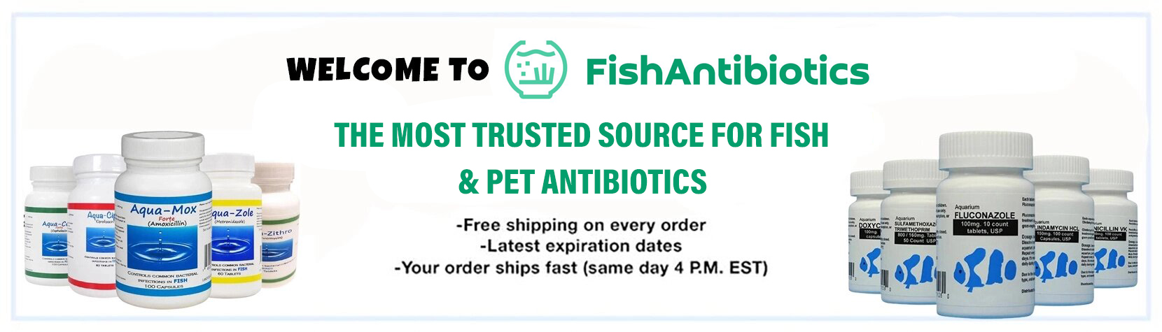 Fish Antibiotics for Fish & Birds - No Prescription Required