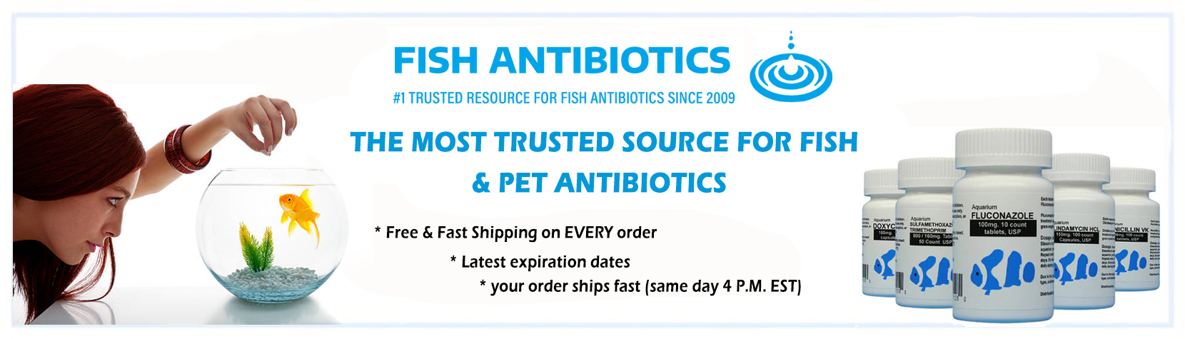 Fish Antibiotics for Fish & Birds - No Prescription Required