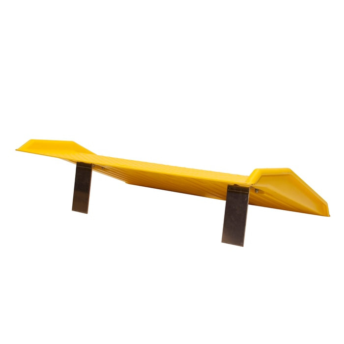 EAGLE 48" W x 4" High, Plastic Wide Portable Dock Plate, Yellow - 1797 ...